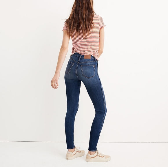 Madewell | Jeans | Madewell High Rise Skinny Tall Jeans In Danny Wash ...